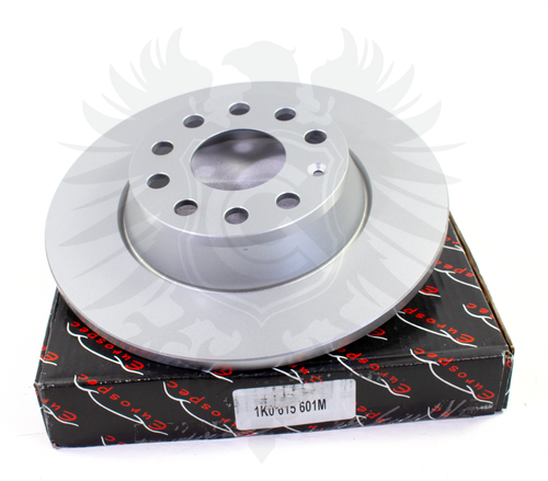 2x NEW VW Golf Jetta CC Audi A3 282mm Coated Rear Brake Rotor Set Kit ...