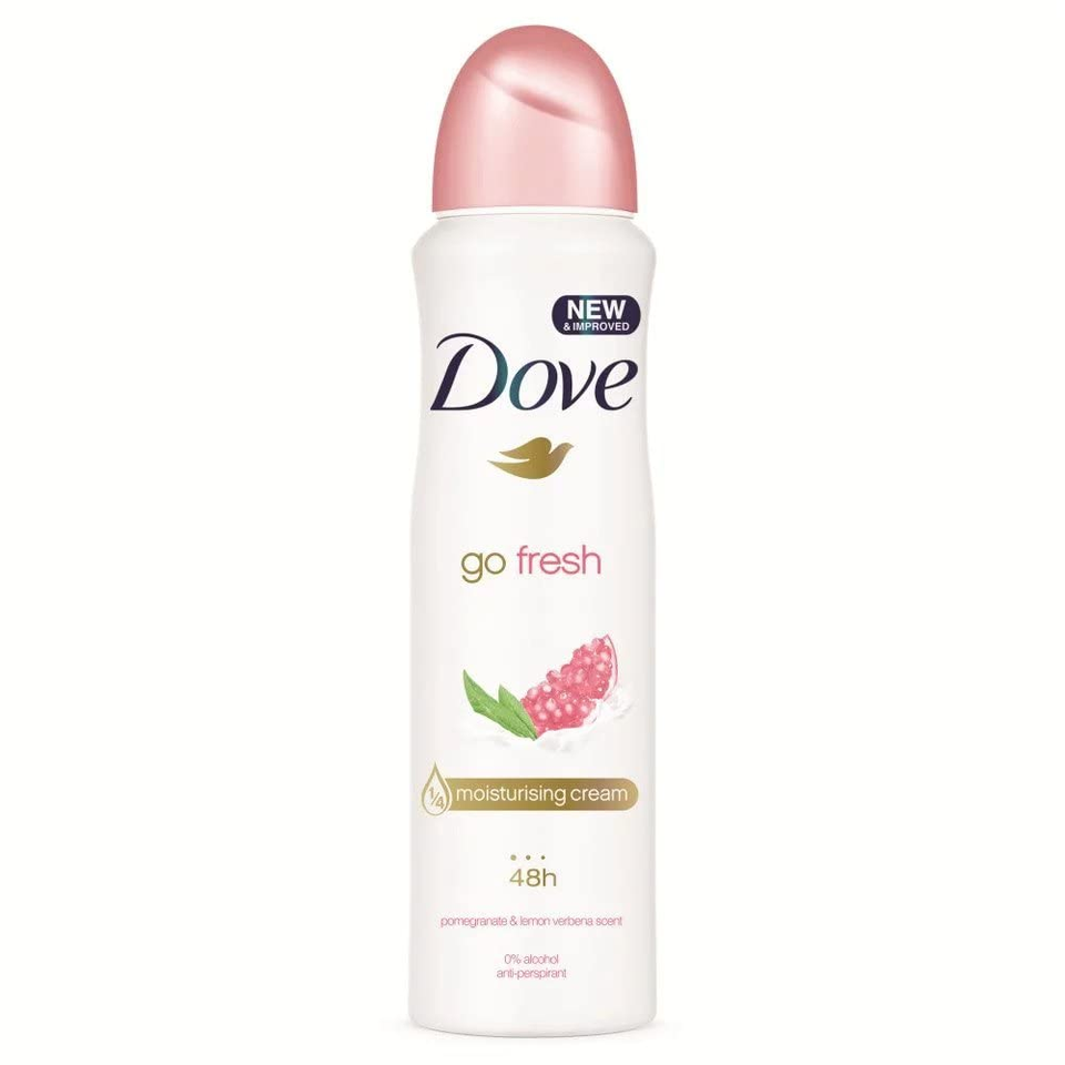 Dove Antiperspirant Spray, International Version, 150 Ml (Pack of 10 ...