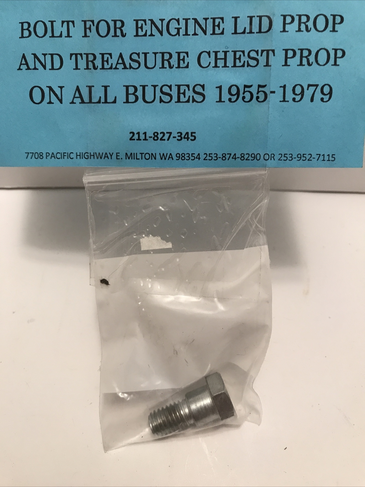 VW Bus Bolt For Engine Lid & Treasure Chest Prop Buses 1955-1979 . New ...