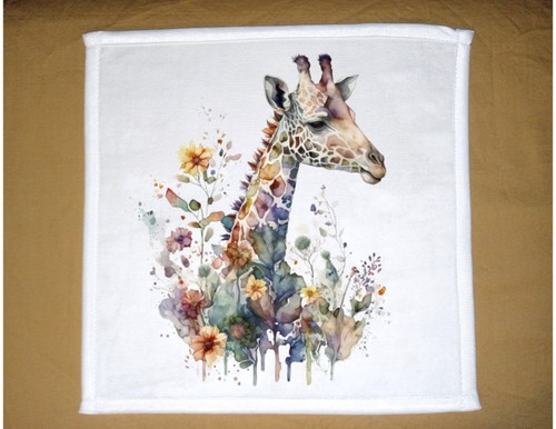 Giraffe theme Dish Towel, 12x12, FREE shipping, hand, tea towels ...