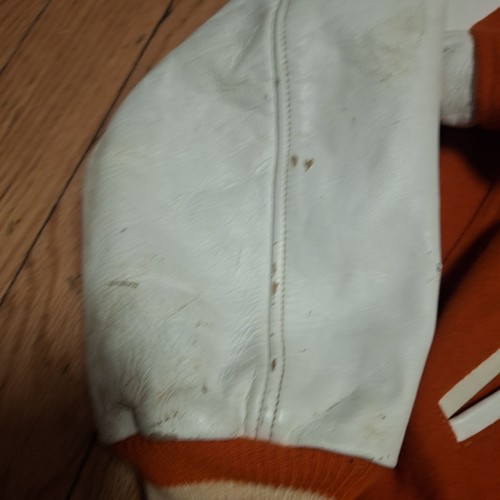 1950-60s Texas Longhorns Varsity Reversible Letterman Sand Knit Jacket ...