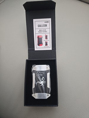 Camacho Jet Line Black and Silver Triple Flame Torch Lighter With Cigar ...