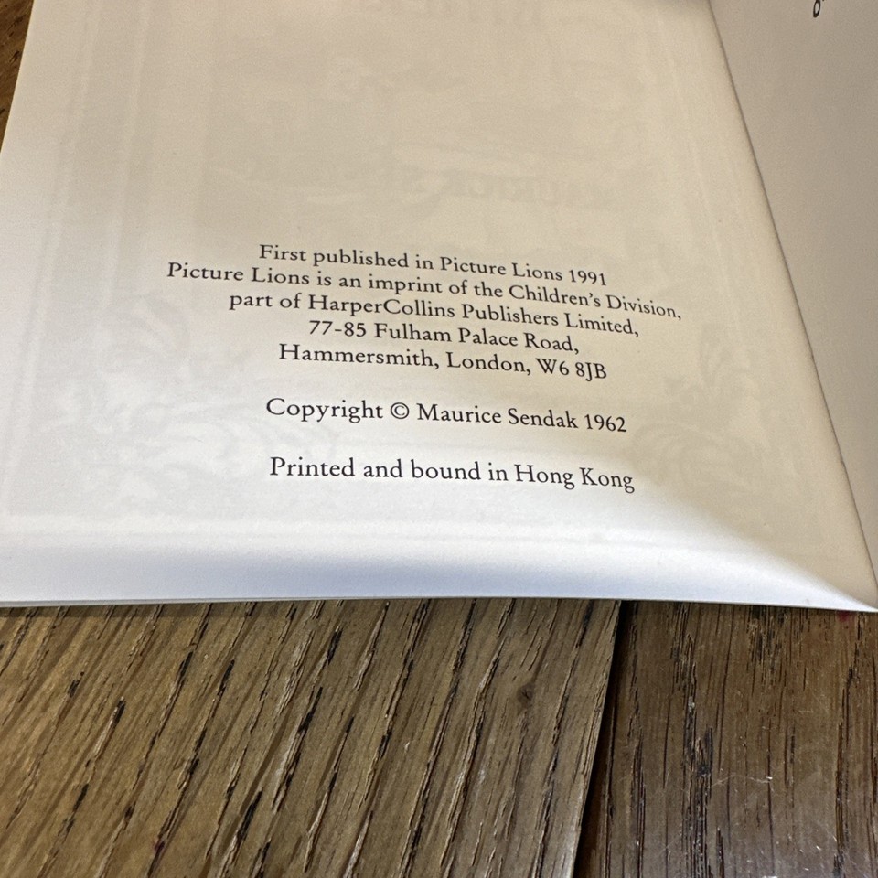 NUTSHELL Books 4 PB Vol Set Maurice Sendak: Pierre, Chicken Soup, One ...