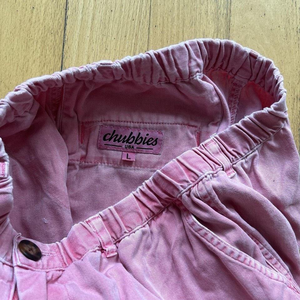 Chubbies Shorts Mens Large Original 5” - 3x Red, Lavender, Mint | eBay