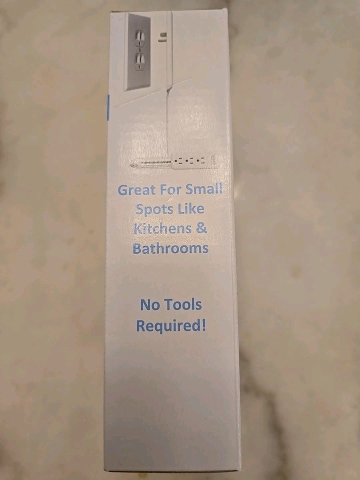 Sleek Socket 3 ft. 3-Outlet Cord and Plug Concealer with Cord ...