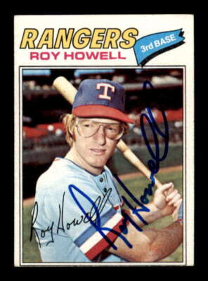 1977 Topps #608 Roy Howell AUTOGRAPHED!!! Rangers 235123 | eBay
