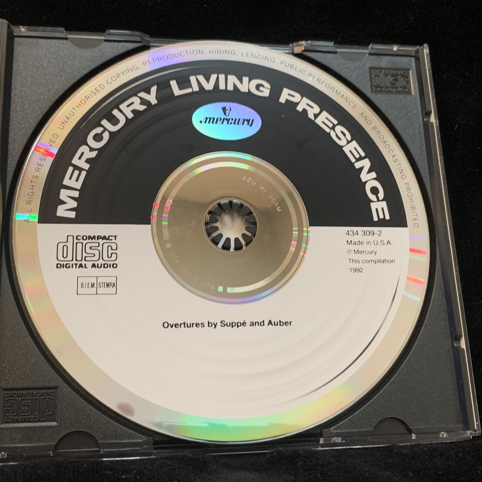 SUPPE & AUBER - PAUL PARAY - MERCURY Living Presence CD SOLID SILVER | eBay