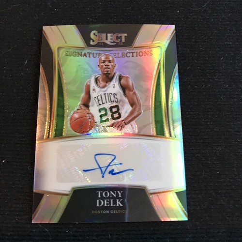 2021-22 Panini Select Tony Delk Signature Selections Silver Prizm Auto ...