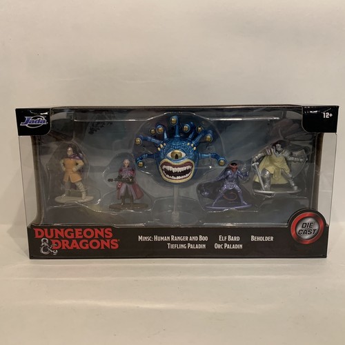 JADA DUNGEONS & DRAGONS DIE CAST FIGURES BEHOLDER-ORC-ELF-PALADIN ...