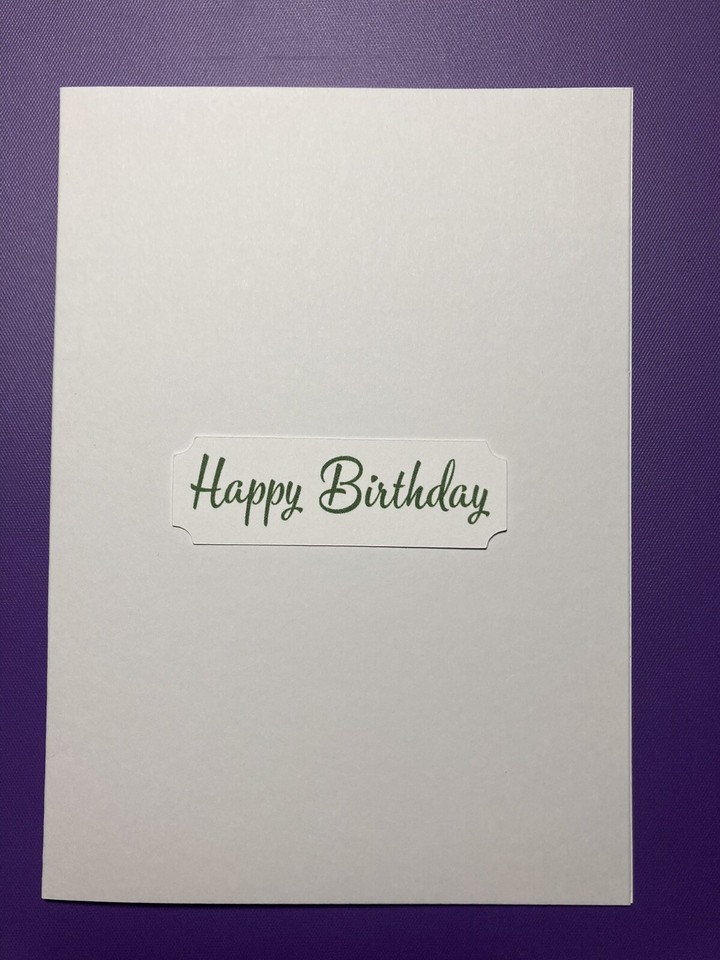 Happy Birthday Card Sentiments Toppers Banners Embellishments Craft ...