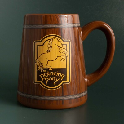 Lord of the Rings The Prancing Pony Inn 20oz Sculpted Ceramic Mug | eBay