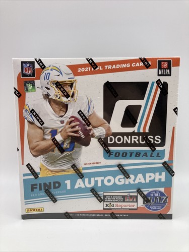 2021 Fanatics Donruss NFL Football Mega Box Sealed 1 Auto Per Box ...
