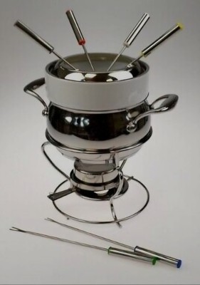 Tupperware Kitchen Chef Series Fondue Set for Cheese, Cholate, Meat NEW ...