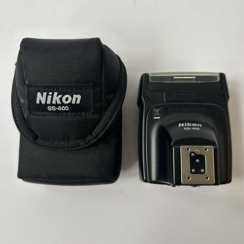 Nikon Speedlight SB-400 Shoe Mount Flash for Nikon With Soft Case | eBay