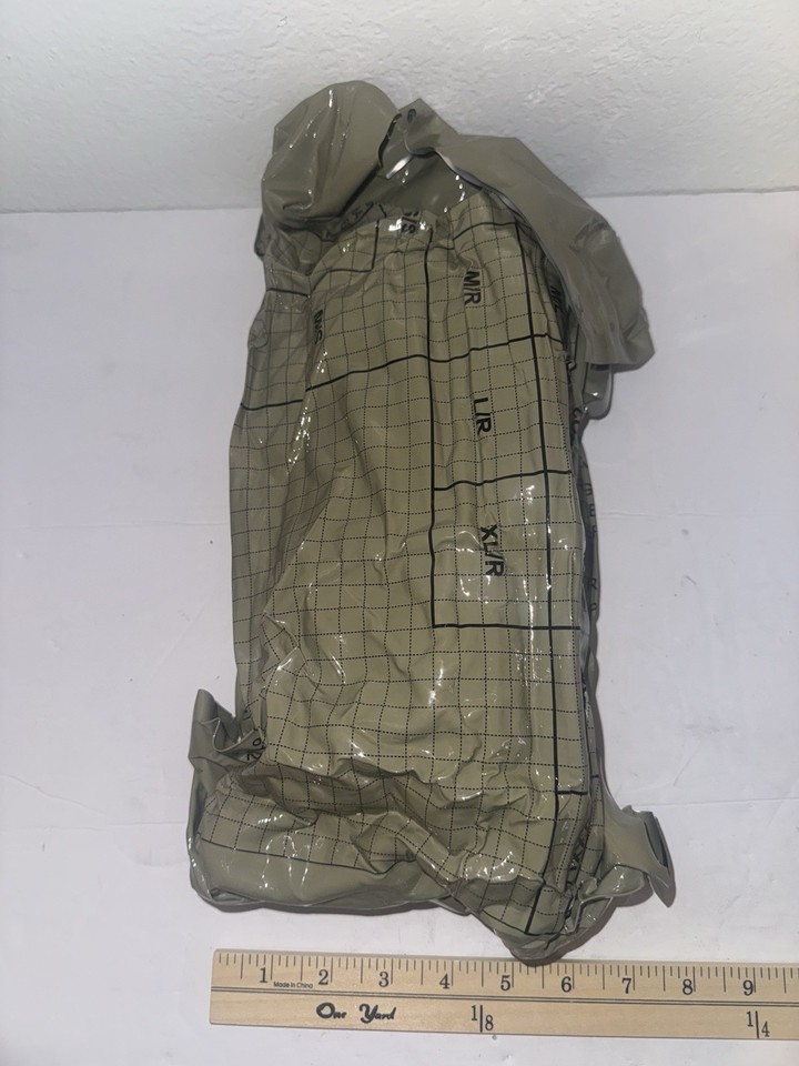 MILITARY CBRN JSLIST MOPP LEVEL 4 MILITARY SURPLUS Medium Regular Coat ...