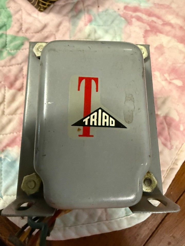 R-10A TRIAD POWER TRANSFORMER FOR TUBE CIRCUITS PLATE AND FILAMENT ...