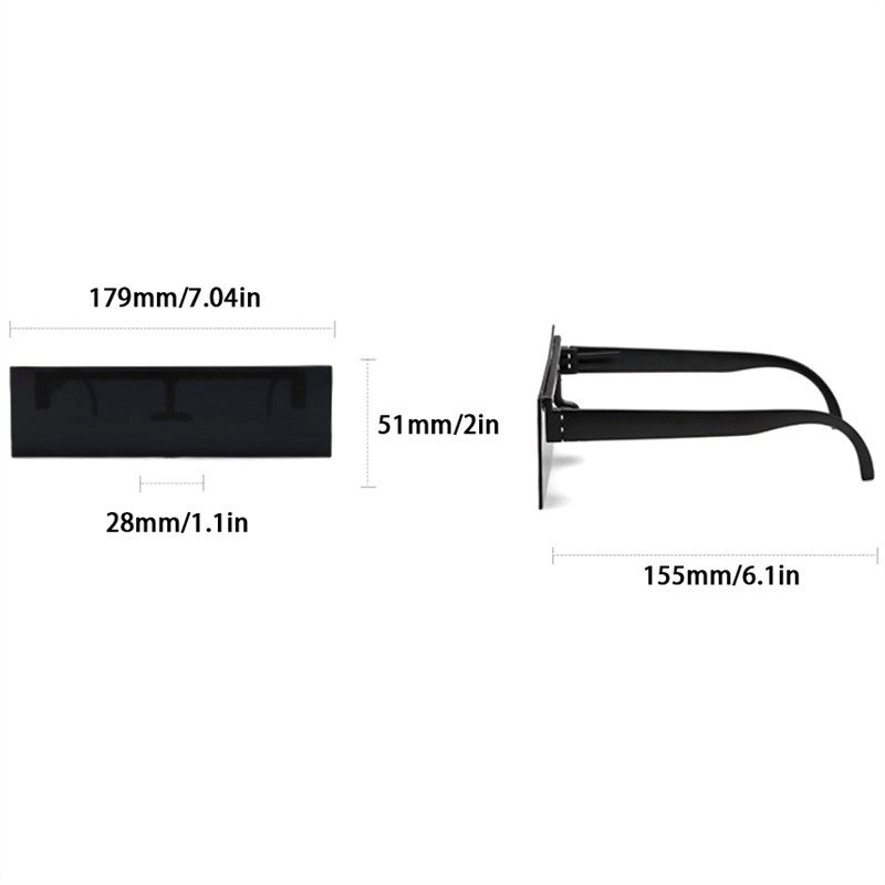 1Pc Fancy Glasses Photobooth Props Censorship Black Eye Bar Internet ...