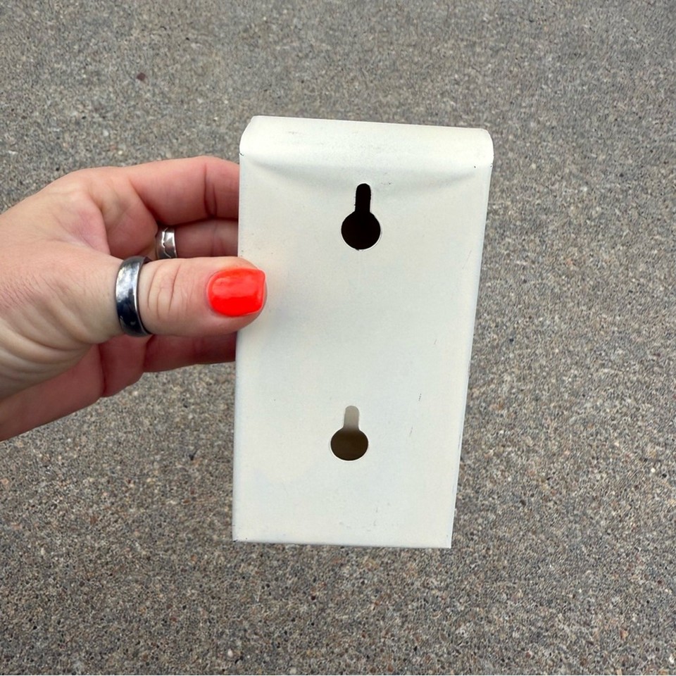 Vintage Tin Match Box Holder White and Black Wall-Mounted Holder | eBay