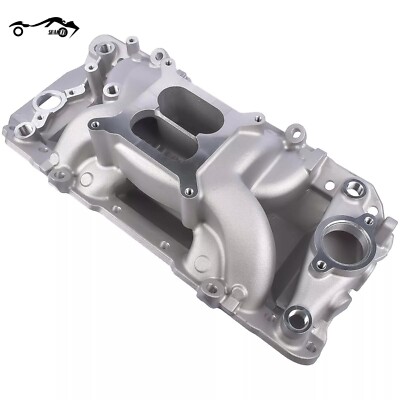 Aluminum BBC 396 402 427 454 Dual Plane Satin low rise intake manifold ...