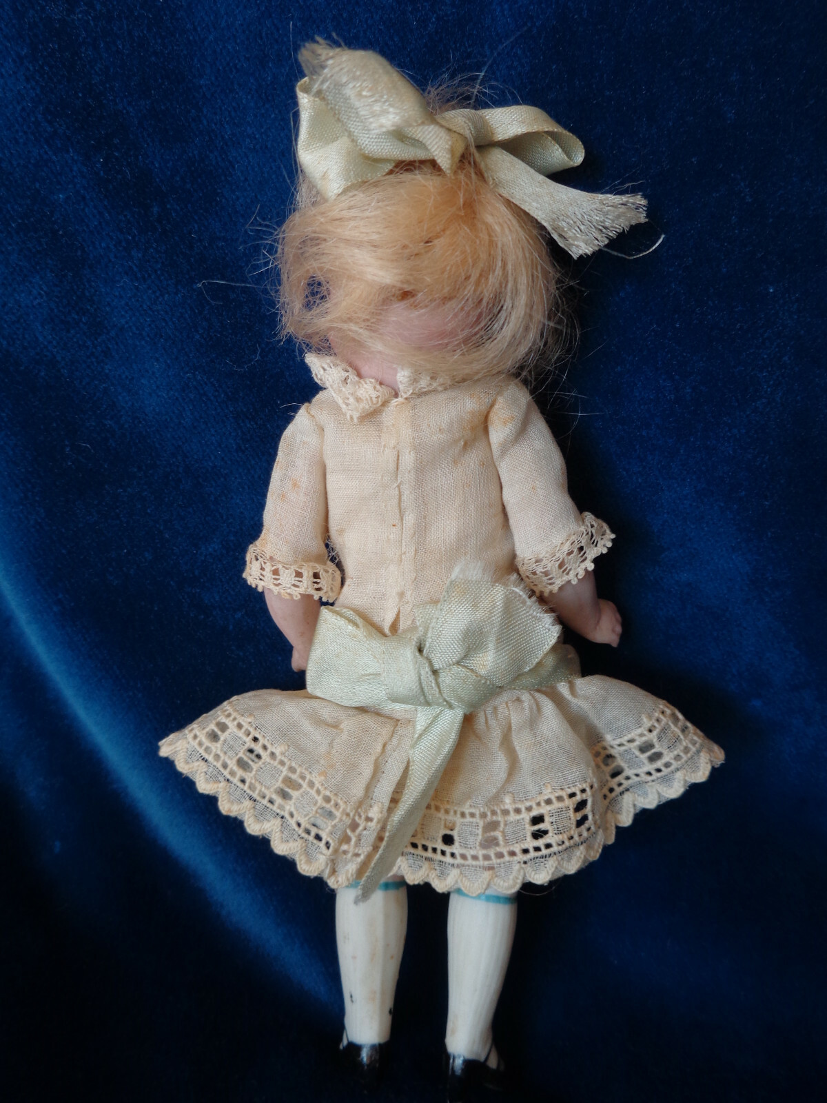 Antique doll mignonette doll closed mouth cute dollhouse doll | eBay