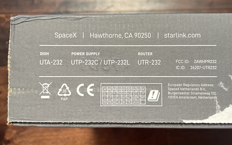 Starlink Gen 3 Standard Kit Router Dish Utr-232 Gen 3 - Satellite ...