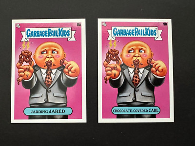 GPK X VIEW ASKEW 2 Cards JARRING JARED / CHOCOLATE CARL BASE 2023 9a 9b ...
