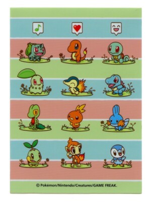 Rare 2010 First Partners! Individual Card Sleeve Pokemon Center Japan ...