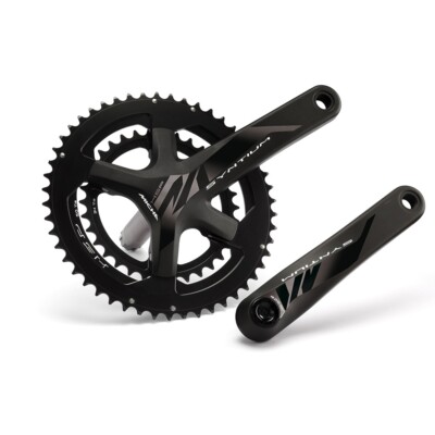 Miche Graff 11 Speed Gravel Bike Chainset / Crankset Black - 172.5mm 32 ...