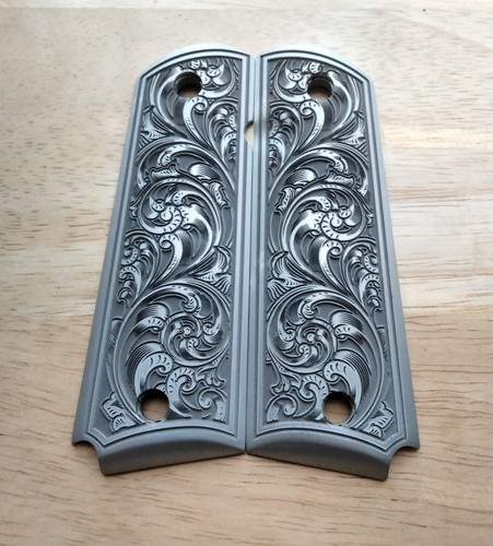 Custom Engraved 1911 full size aluminum grips | eBay