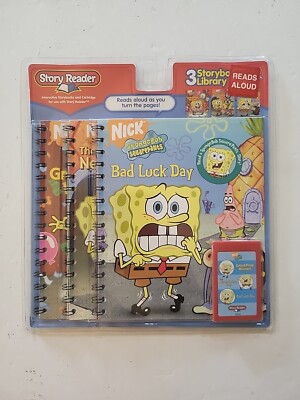 Story Reader 3 Storybooks SPONGEBOB SQUAREPANTS Nick Jr NEW SEALED 2005 ...