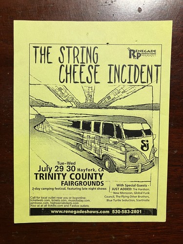 The String Cheese Incident Hayfork CA Trinity County Fairgrounds ...