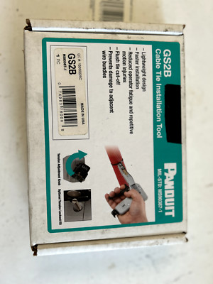 Panduit GS2B Cable Tie Installation Tool BRAND NEW IN BOX | eBay