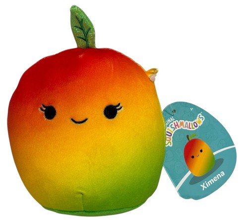 Squishmallow Ximena Mango 5” Plush NWT HTF Summer Fruit 2021 Softie | eBay