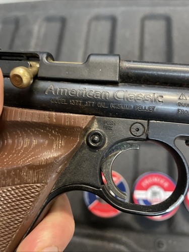 Crossman Model 1377 American Classic .177 Cal Pistol - Air Powered Bolt ...