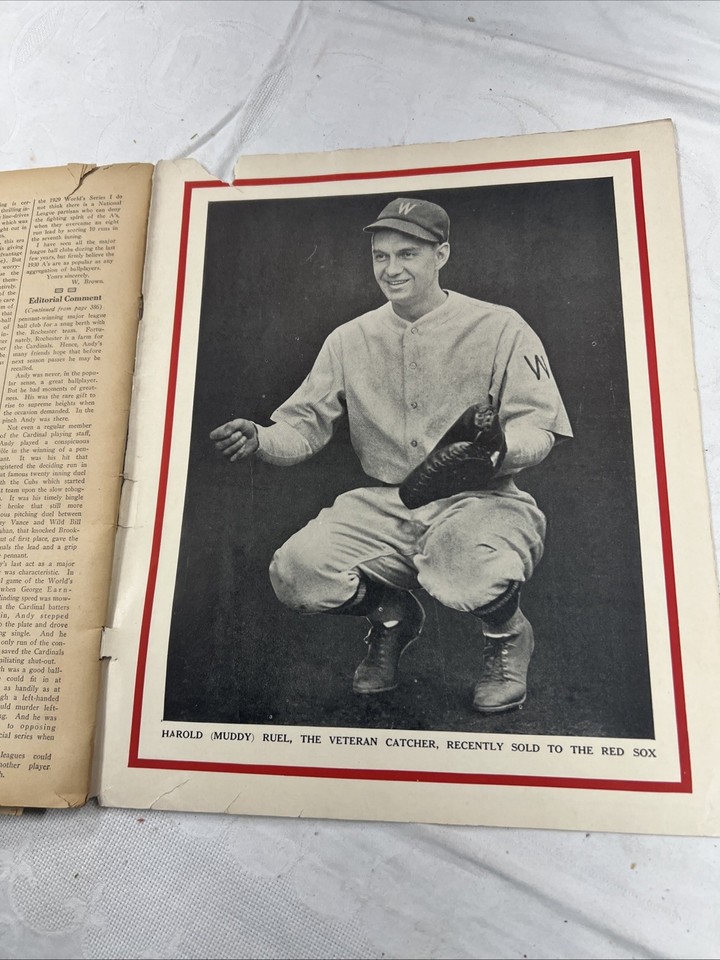 February 1931 Baseball Magazine-Babe Ruth Story Chicago | eBay