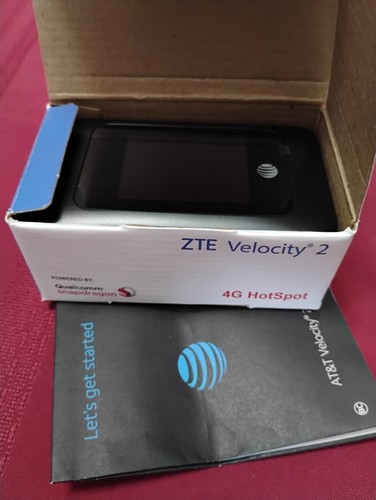ZTE Velocity 2 2nd Gen 4g LTE Mobile WiFi Hotspot GSM Unlocked - Black ...