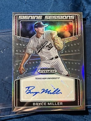 2022 Panini Prizm Draft Picks Bryce Miller Auto RC Signing Sessions | eBay