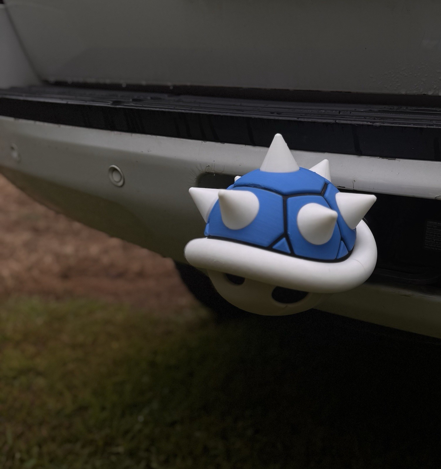Turtle Shell Trailer Hitch Cover - 2” Or 1-1/4” Inch Receiver Mario ...