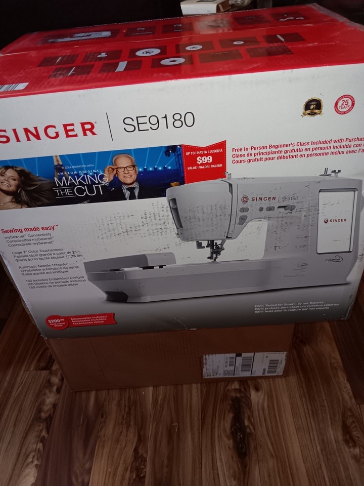 Singer SE9180 7x5 Wi-Fi & USB Sewing and Embroidery Machine Brand New ...