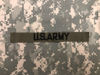 New US ARMY Name Tape BDU Pattern Military Patch Authentic Perfect ...