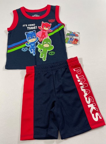 PJ MASKS HAPPY THREADS 2-PIECE SHORT SET “IT’S HERO TIME!” | eBay
