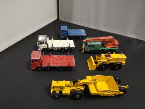 B212-MATCHBOX LESNEY LOT OF SIX MODELS INC EARTH SCRAPER | eBay