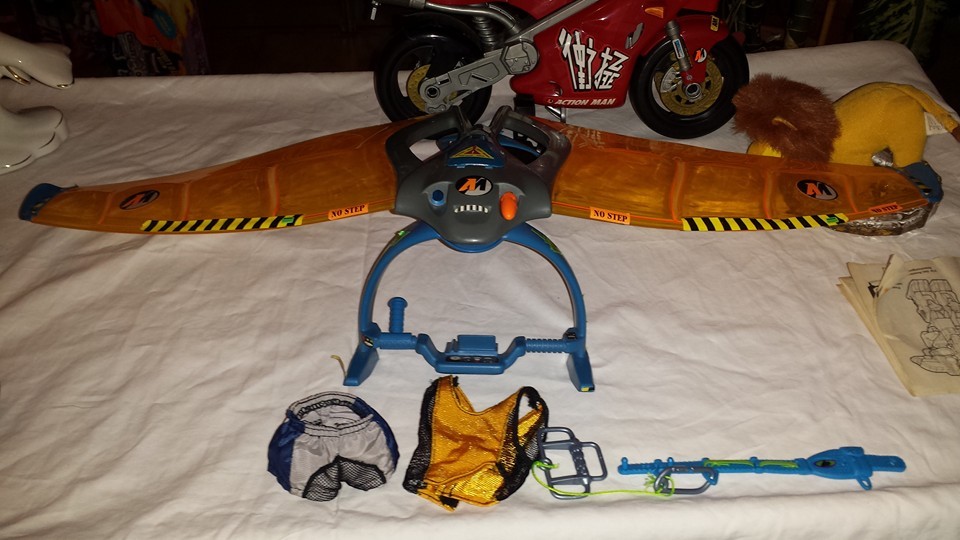 ACTIONMAN Action Man Skydiver + PARAGLIDER Hasbro | eBay