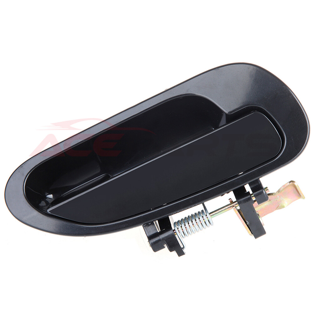 BLACK EXTERIOR OUTSIDE REAR LEFT RIGHT DOOR HANDLES PAIR FOR 98-02 ...