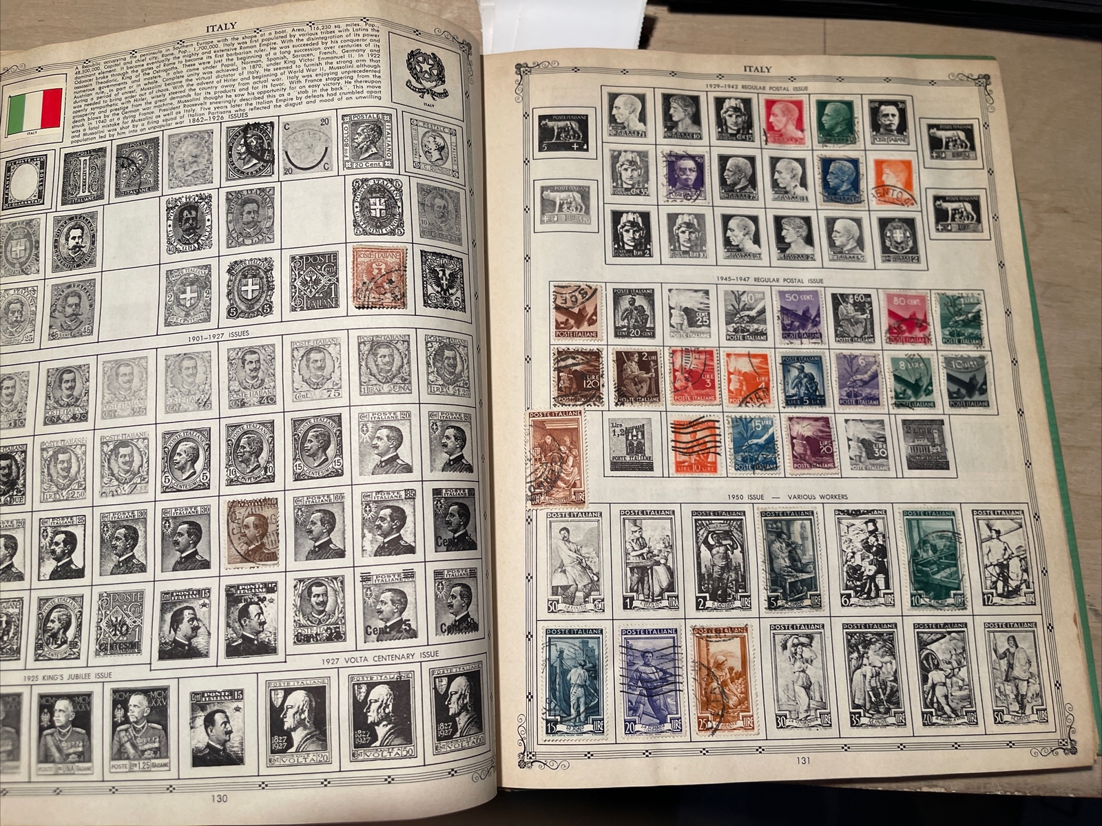 Vintage - The Premier World Stamp Album - Used ( 500+ Stamps ). (SB#30 ...