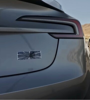 For 2024 TESLA Model 3 Performance Emblem PLAID Logo Badge Model | eBay