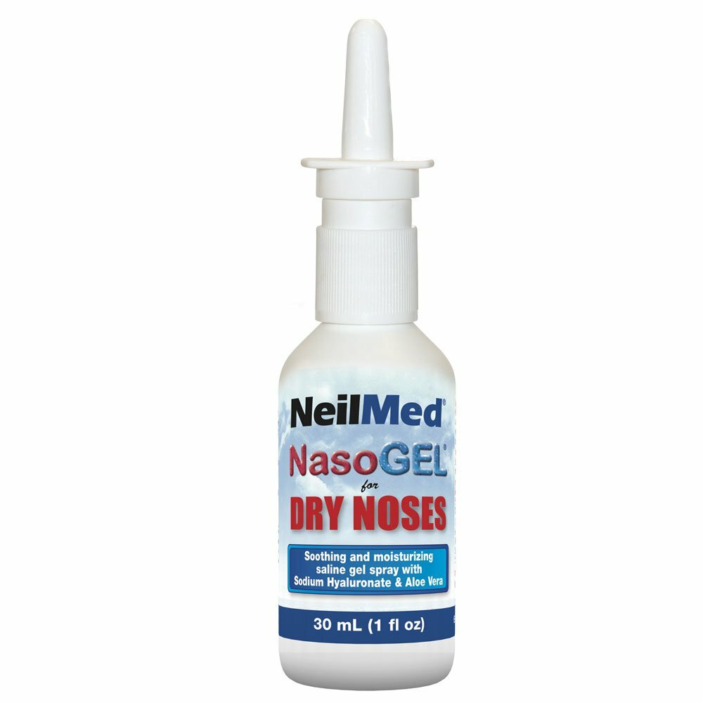 4 Pack - NeilMed NasoGEL For Dry Noses, Drip Free Gel Spray 1 fl oz ...