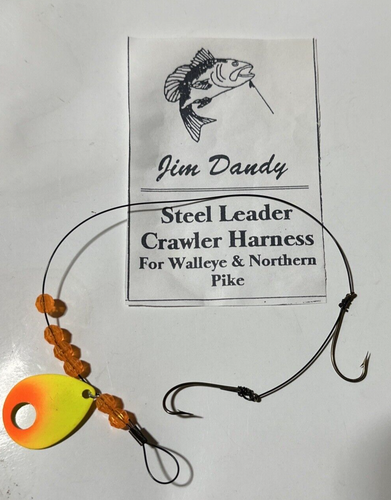 Jim Dandy Walleye Crawler Rig Colorado Sunset | eBay