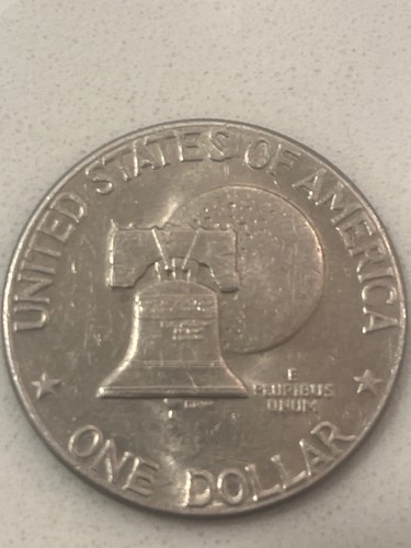 1776-1976 Eisenhower Liberty Bell Moon Silver One Dollar US ...