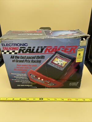 Electronic Talking Rally Racer 1989 Vtech LCD Handheld Arcade Video ...